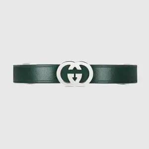 Gucci Interlocking G Leather Bracelet