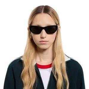 Gucci Cat-eye Sunglasses With Web Temples