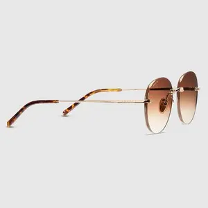 Gucci Specialized Fit Rimless Sunglasses