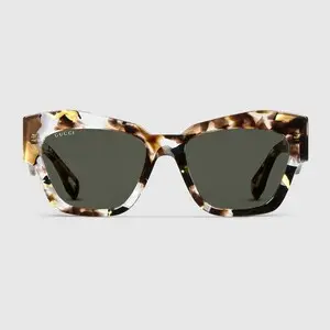 Gucci Cat-eye Sunglasses With Logo - Grey
