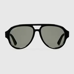 Gucci Pilot Sunglasses - Black
