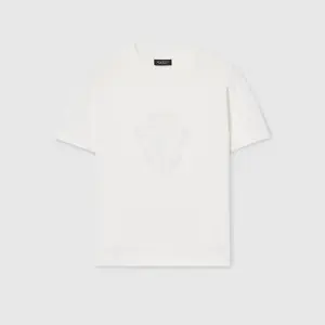 Gucci Cotton Jersey T-shirt With Crest - White