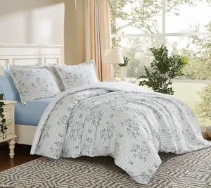 COTTAGE CLASSICS Emma Floral Twin/txl Comforter Set