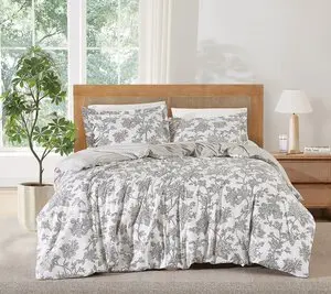 BROOKLYN LOOM Mila Floral Full/queen 3 Piece Co Mforter Set - One-color
