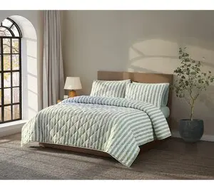 BROOKLYN LOOM Levi Stripe King Quilt Set