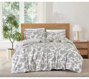 BROOKLYN LOOM Mila Floral King 3 Piece Duvet Se T - One-color
