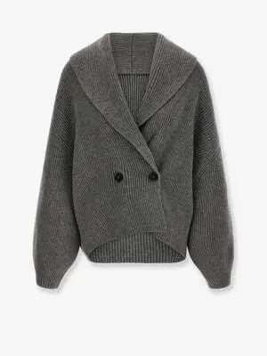 TOTEME Shawl-lapel Wool Cardigan