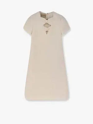 Valentino Garavani Virgin Wool And Silk Mini Dress