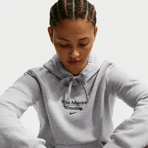 Nike Wrestling Pullover Hoodie - Grey