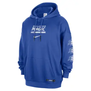 Nike Orlando Magic Courtside Jordan Nba Club Premium Pullover Hoodie - Blue