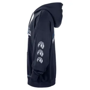 Nike Minnesota Timberwolves Courtside Jordan Nba Club Premium Pullover Hoodie - Blue