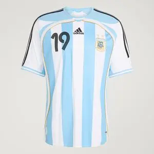Adidas Argentina Home Jersey 2006 Messi Edition - White