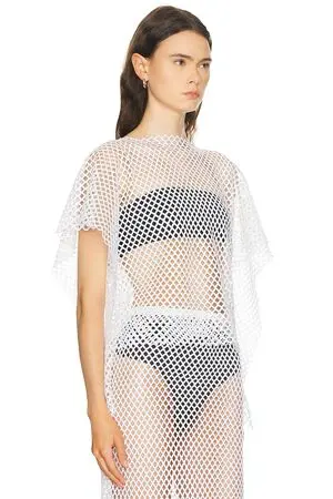 SEV Sequin Mesh Top