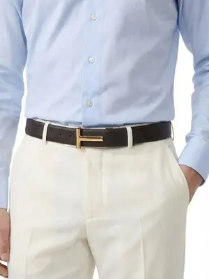 TOM FORD T Icon Belt - Brown