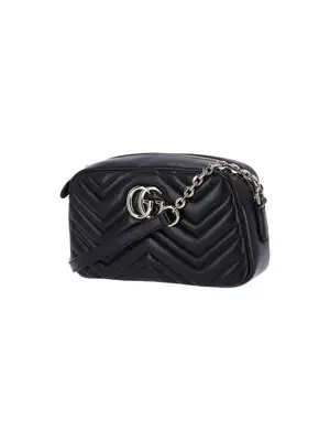 Gucci Gg Marmont Mini Camera Bag - Black