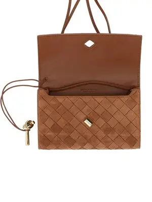 Bottega Veneta Andiamo Mini Clutch - Brown