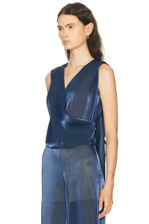 SEV Wrap Drape Top