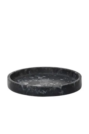 FERM LIVING Mist Round Tray - Charcoal