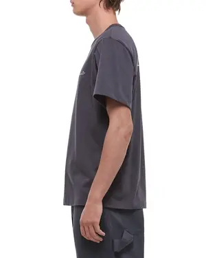 Helmut Lang Handwritten Logo Tee - Slate Blue