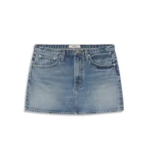 AGOLDE Keira Denim Miniskirt - Broadcast