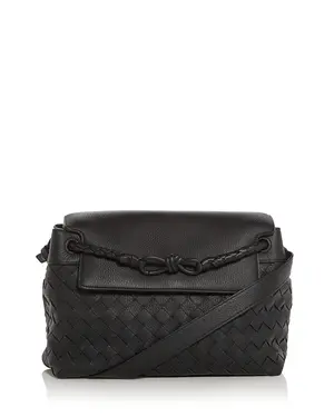Bottega Veneta Andiamo Intrecciato Leather Shoulder Bag - Multipatch