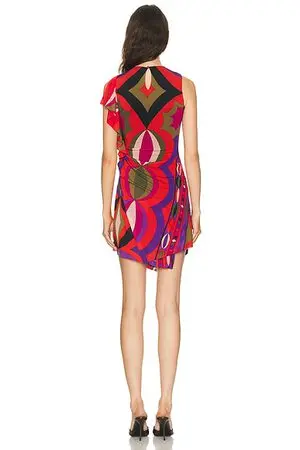 Emilio Pucci Printed Viscose Mini Dress