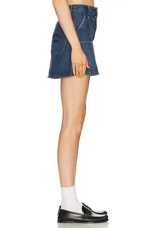Givenchy Mini Denim Skirt - Medium Blue