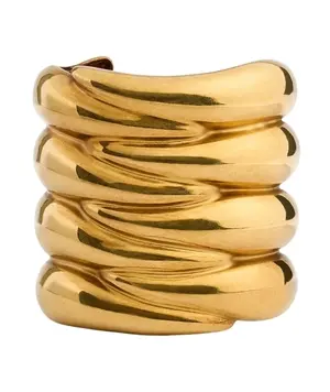 Khaite Cyclone Bracelet - Antique Gold