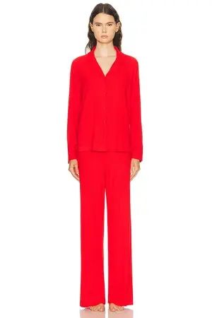 SKIMS Soft Lounge Sleep Set - Cherry