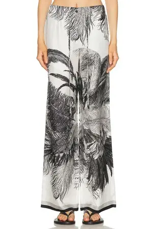 Attico Feather Print Pant