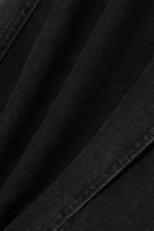 Loulou De Saison Denim Midi Skirt - Black