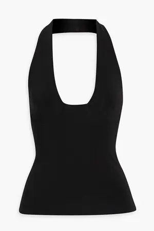 ESSE STUDIOS Stretch-jersey Halterneck Top