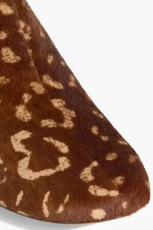 MANSUR GAVRIEL Printed Calf Hair Ankle Boots