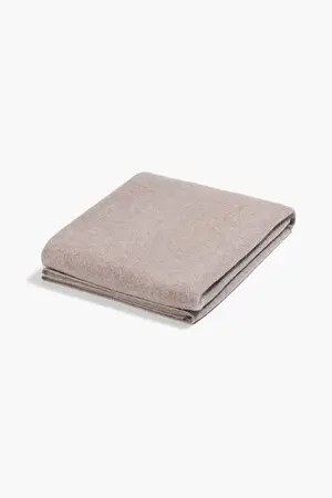 Naadam Cashmere Throw - Mushroom