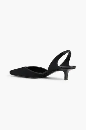 Loulou De Saison Emisa Calf Hair Slingback Pumps - Black