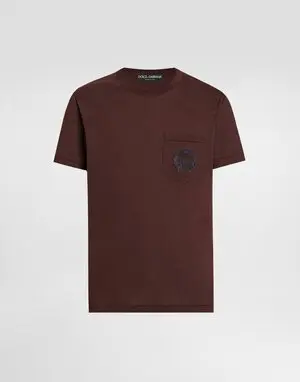 Dolce & Gabbana Cotton T-shirt With Embroidery - Multicolor
