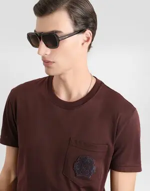 Dolce & Gabbana Cotton T-shirt With Embroidery - Multicolor