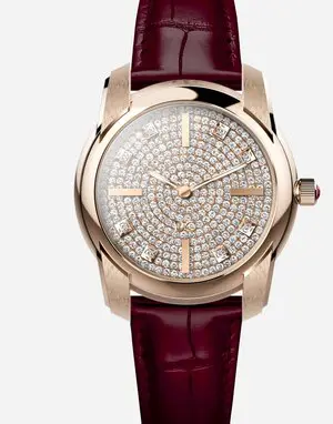 Dolce & Gabbana Dg7 Pavé Gold Watch