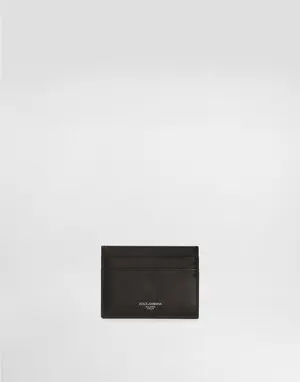 Dolce & Gabbana Woven Plongé Calfskin Card Holder