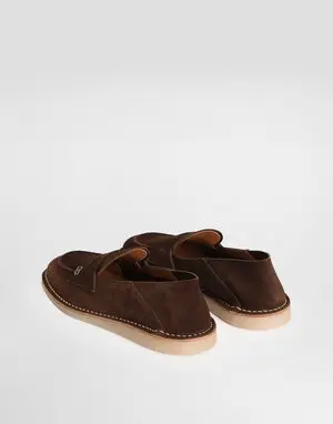 Dolce & Gabbana Reversed Calfskin Slipper - Brown