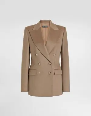 Dolce & Gabbana Double-breasted Cashmere Drap Jacket