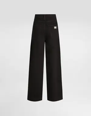 Dolce & Gabbana 5-pocket Oversized Denim Trousers - Multicolor