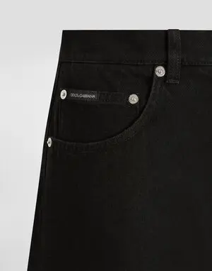 Dolce & Gabbana 5-pocket Oversized Denim Trousers - Multicolor