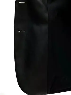 Sisley Faux Leather Blazer