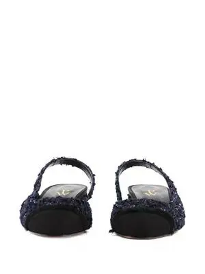PAUL WARMER Loulou Fringed Slingback Pumps