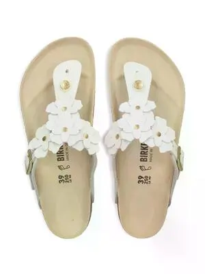 BIRKENSTOCK Gizeh Flower Appliqué Sandals