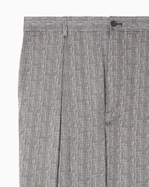 Giorgio Armani Lyocell And Printed Silk Trousers