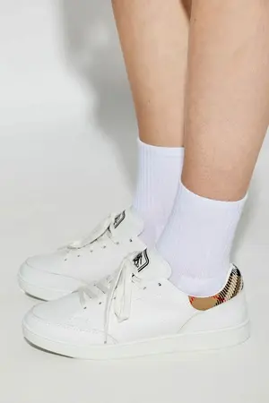 Burberry Leather Low Top Sneakers