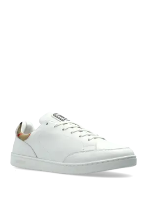 Burberry Leather Low Top Sneakers