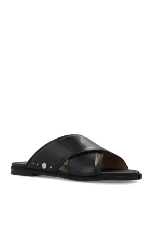 MAISON MARGIELA Leather Tabi Slides